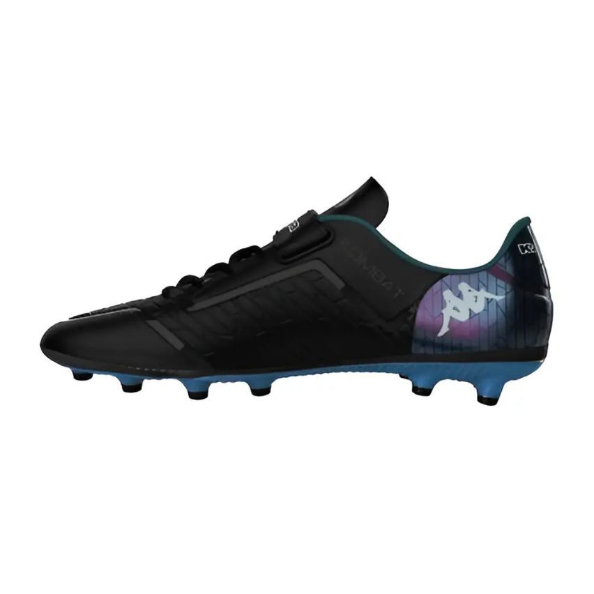 Botas Rugby Niño FG Negro Azul - Kappa