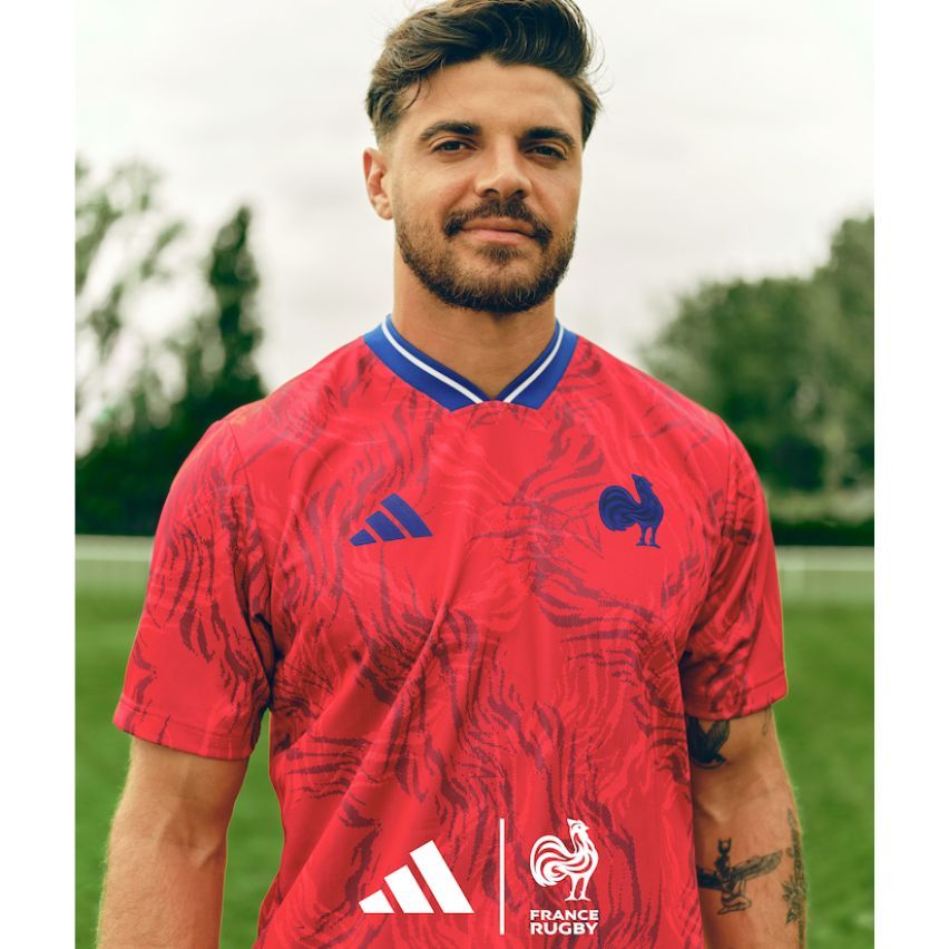 Camiseta Rugby Francia Pre-match 2025/2026 - Adidas | Boutique-Rugby.com