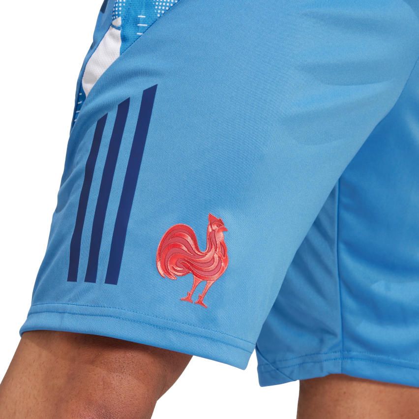 Short Rugby Francia Entrenamiento Azul Cielo 2024/2025 - Adidas ...
