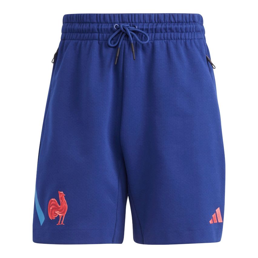 Short Rugby Viaje Francia Azul 2024/2025 – Adidas | boutique-rugby.com