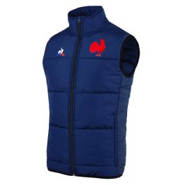 Chaleco sin mangas azul XV de Francia - Le Coq Sportif | boutique-rugby.com