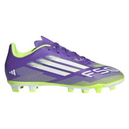 Botas de Rugby con Tacos Moldeados F50 Club FG/MG Niño Violeta/Verde ...