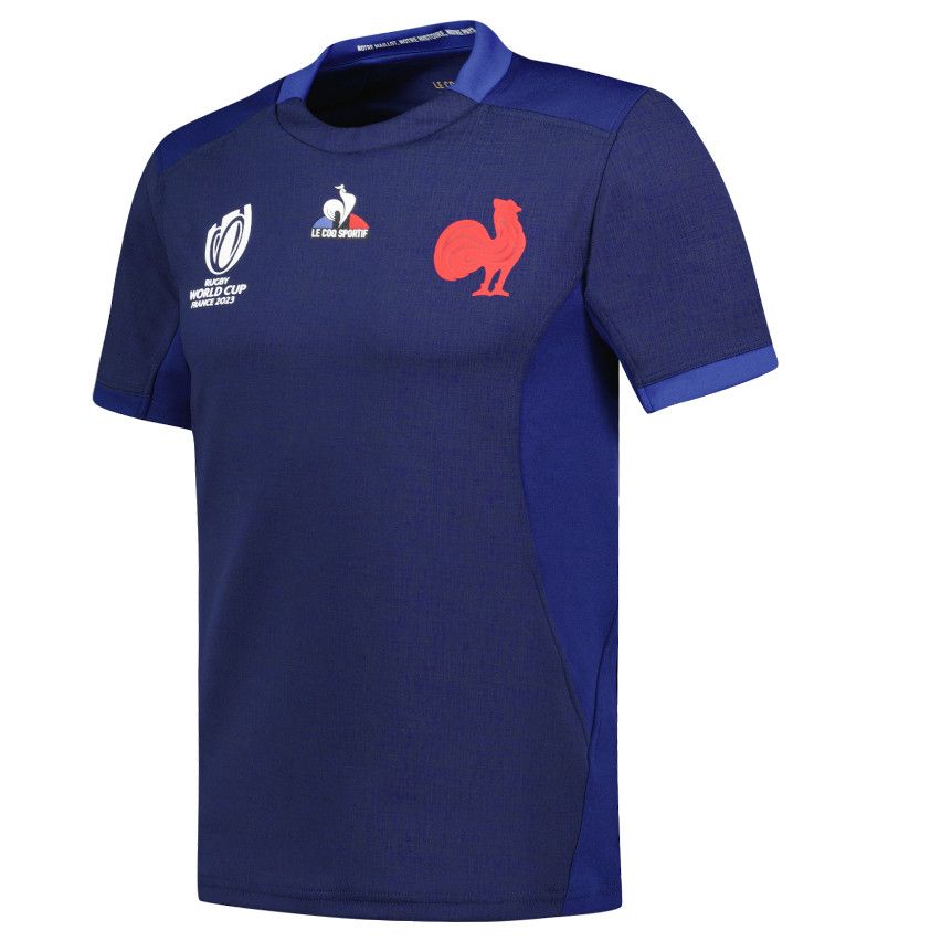 Camiseta de Rugby Francia Local – Copa del Mundo 2023 – Le Coq Sportif